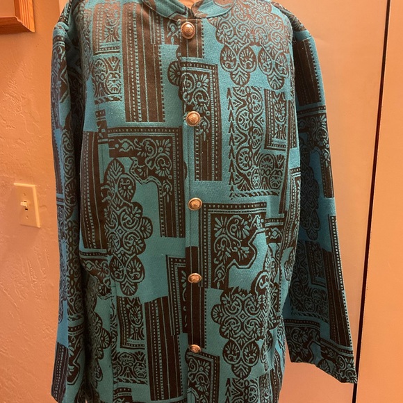 Tudor Court | Jackets & Coats | Tudor Court Ladies Denim Turquoiseblack ...